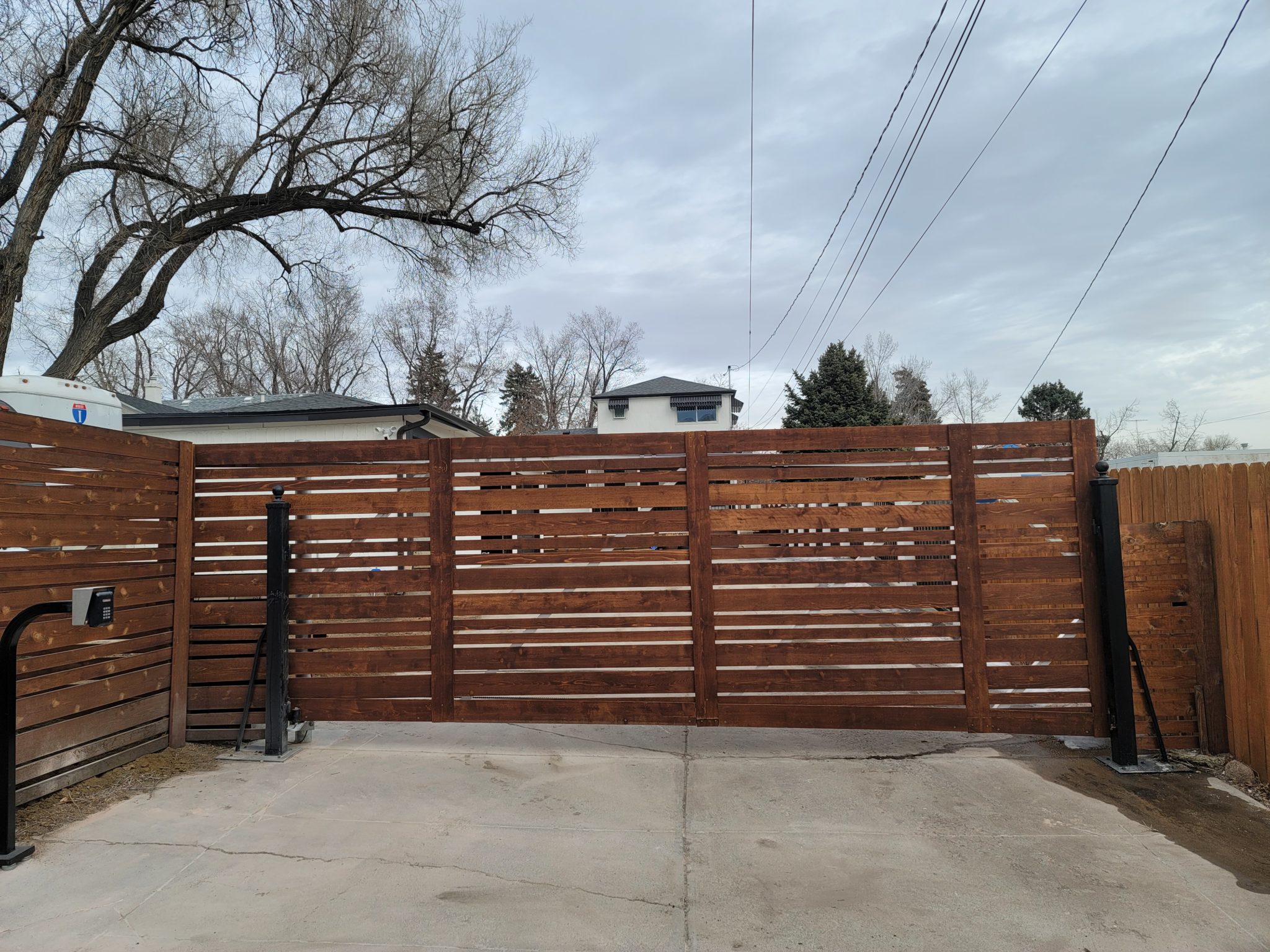 Custom Colorado Driveway Entrances with Unique Metal Gates